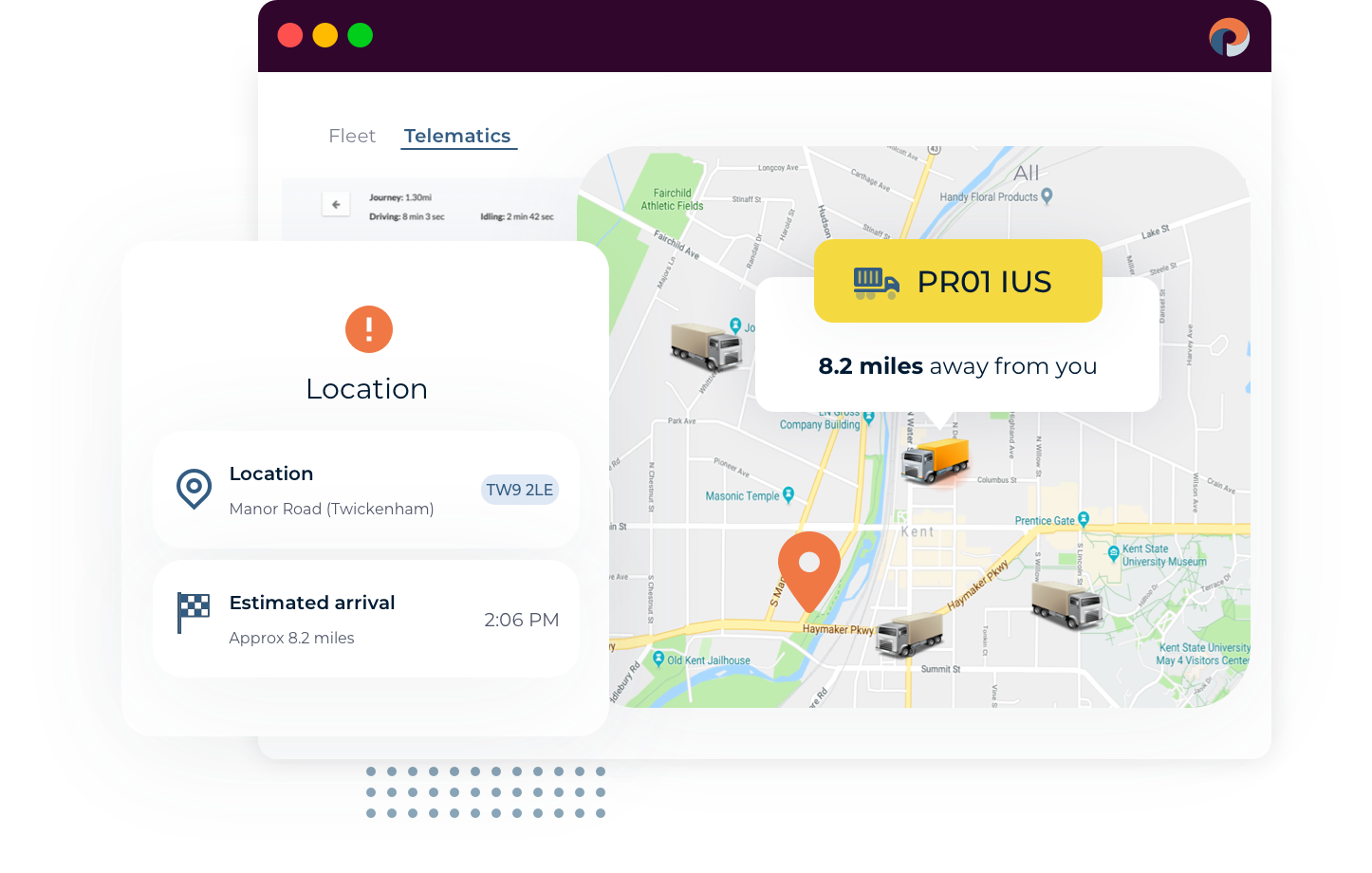 Telematics | Real-time vehicle tracking for fleet management | Prolius